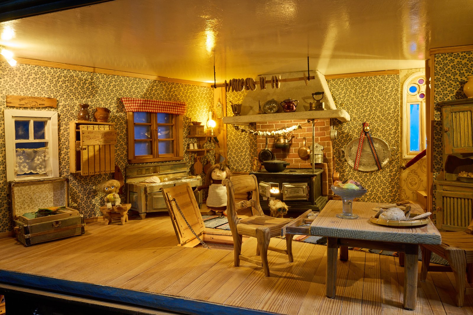 Making of the Moominhouse at the Moomin Museum in Tampere