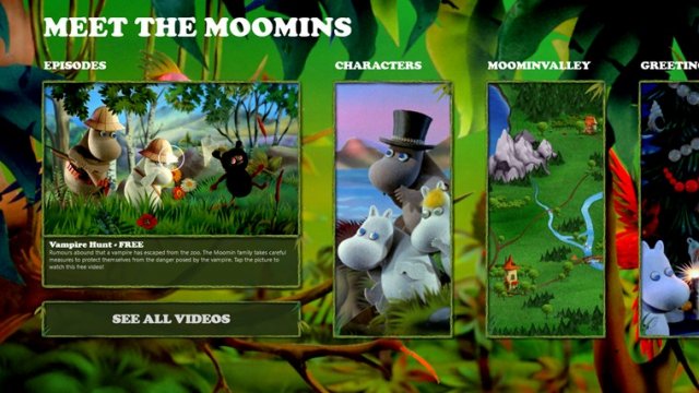 Moomin apps, games and all things digital - Moomin