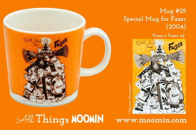 Moomin mug #29 Moomin Fazer mug by Arabia - Moomin