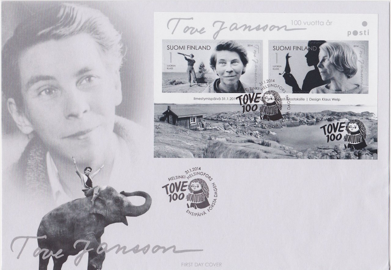 The history of Moomin stamps in Finland