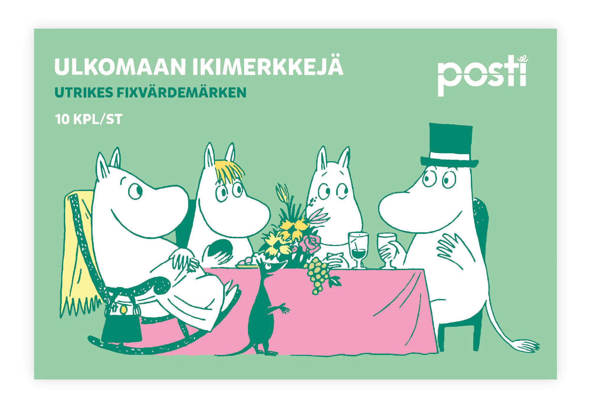 The history of Moomin stamps in Finland