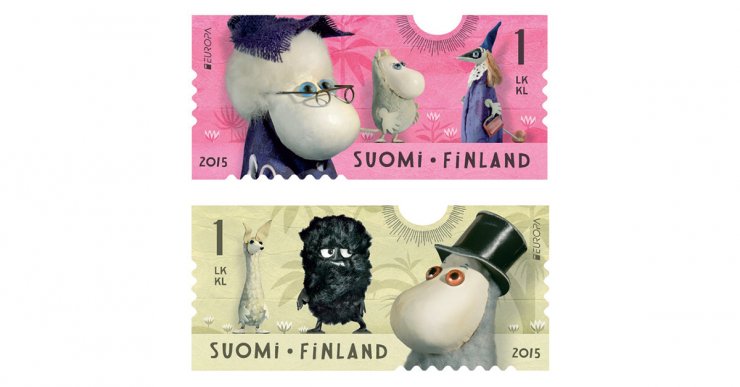 New Europa Moomin stamps will be issued in Finland - Moomin