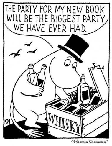 Moomin whisky in collaboration with Kyrö for the Baltic Sea