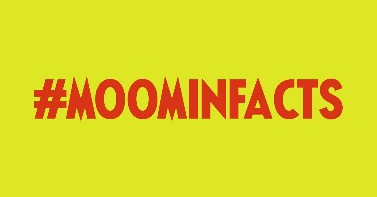 Moomin infographic with all key numbers and facts about Moomin