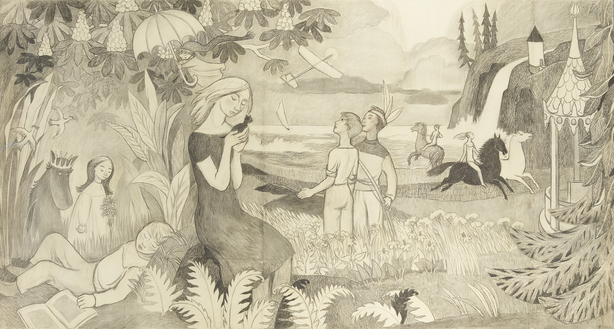Moomins on display in HAM's monumental Tove Jansson exhibition in 2024-2025