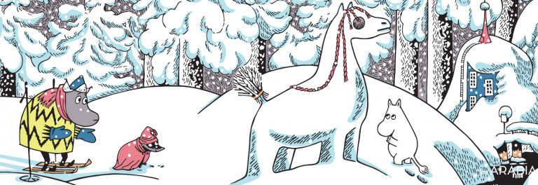 Moomin mug Snowhorse: winter mug 2016 by Arabia - Moomin