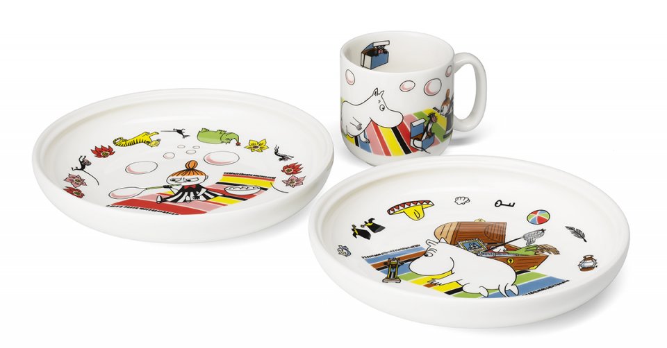 New children's Moomin dishes by Arabia - Moomin