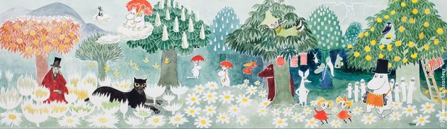 The first Moomin art mug by Arabia - Moominvalley art mug