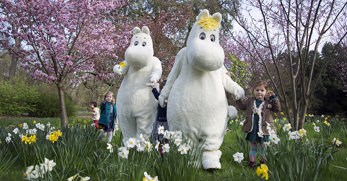 Moomin around the world: Moomin-themed Easter festival at Kew Gardens ...