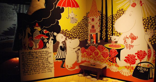 The Hur gick det sen? exhibition is an interactive Moomin exhibition