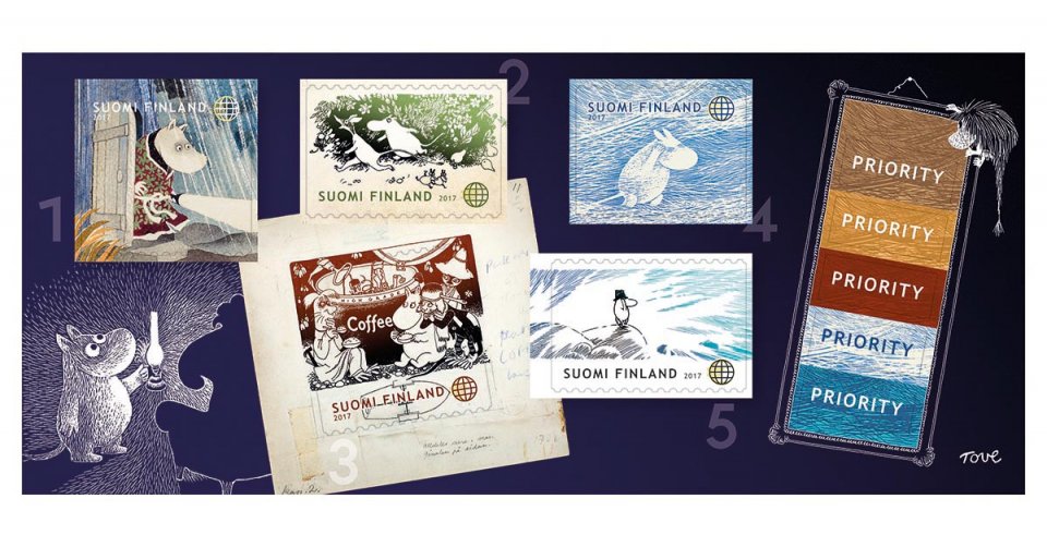 New Moomin stamps released today! - Moomin