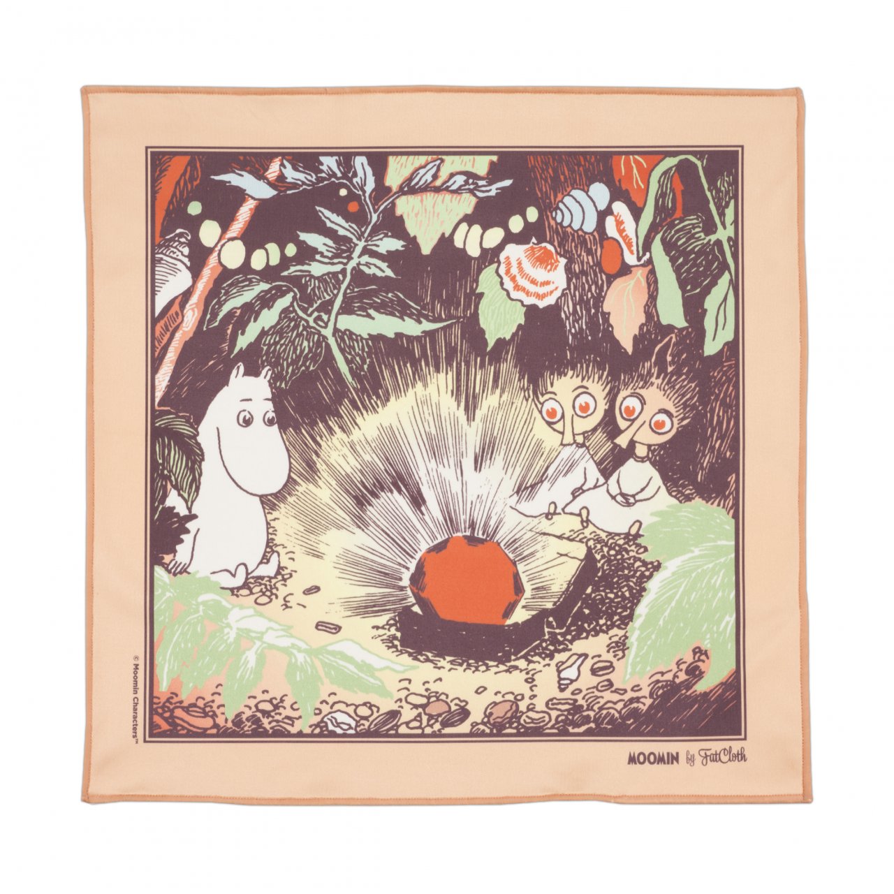 Moomin by FatCloth - pocket squares with original Moomin artwork