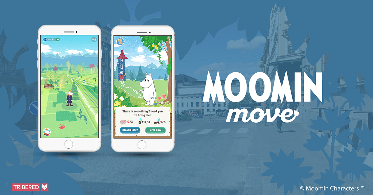 Todellisuus ja tarinat yhdistyvät Moomin Move -pelissä - Muumit