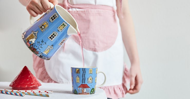 Arabia’s new Moomin pitchers feature the Moominhouse from both inside ...
