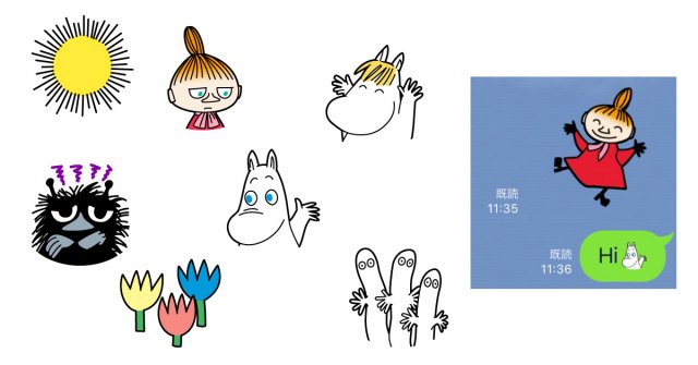 New LINE Moomin Emojis now available! - Moomin