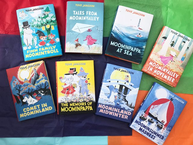 The complete set of Moomin novels restored to original designs