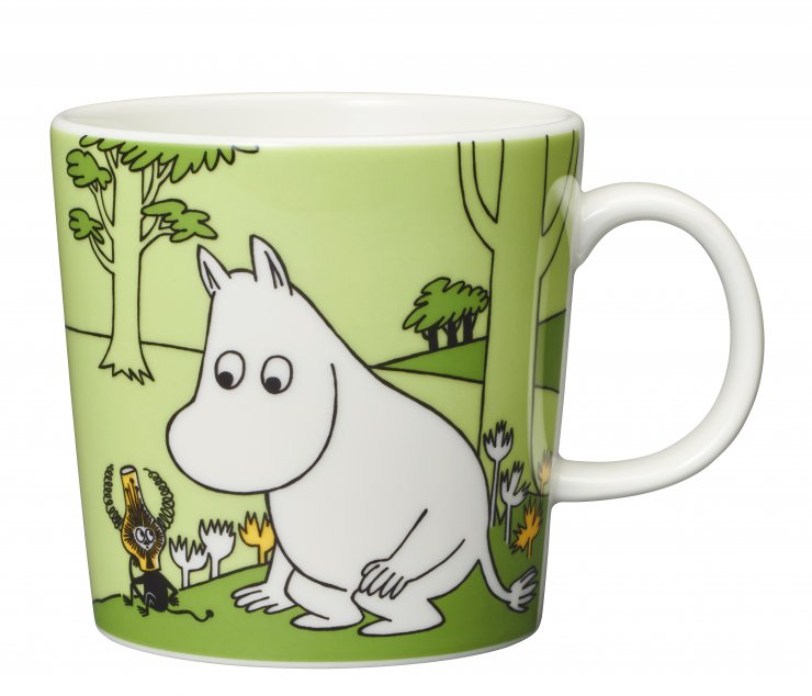 Ninny, the Invisible Child, finally gets her own Moomin mug by Arabia