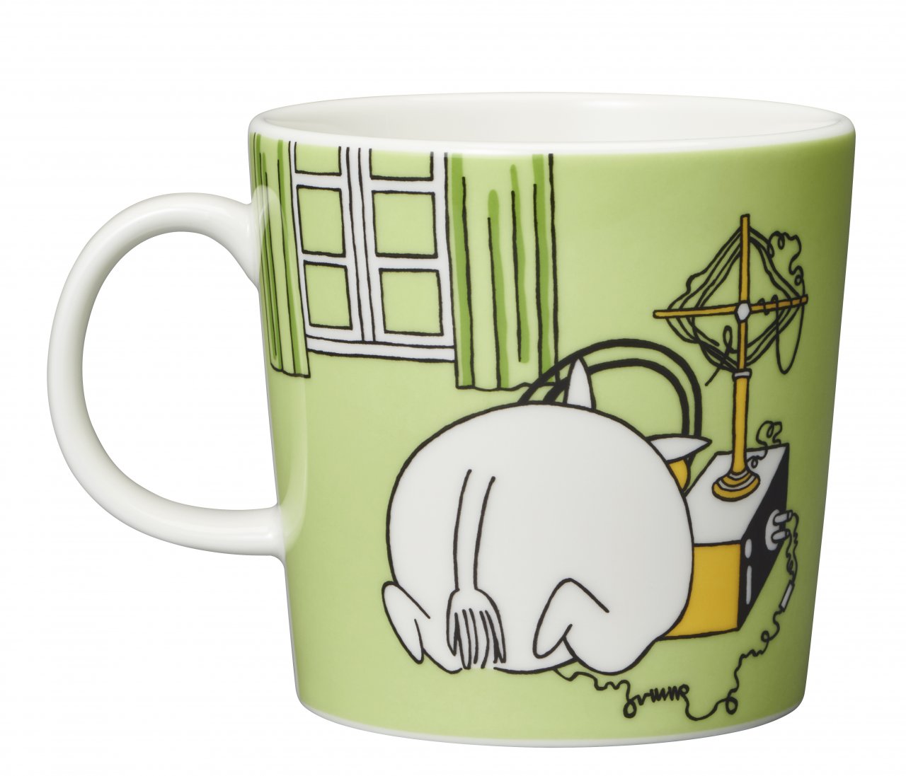 Ninny, the Invisible Child, finally gets her own Moomin mug by Arabia