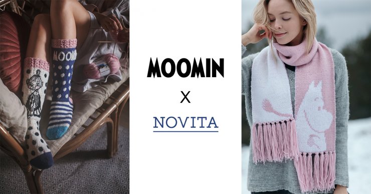 Uudet Novita x Moomin Muumihahmot-langat ovat nyt kaupoissa!