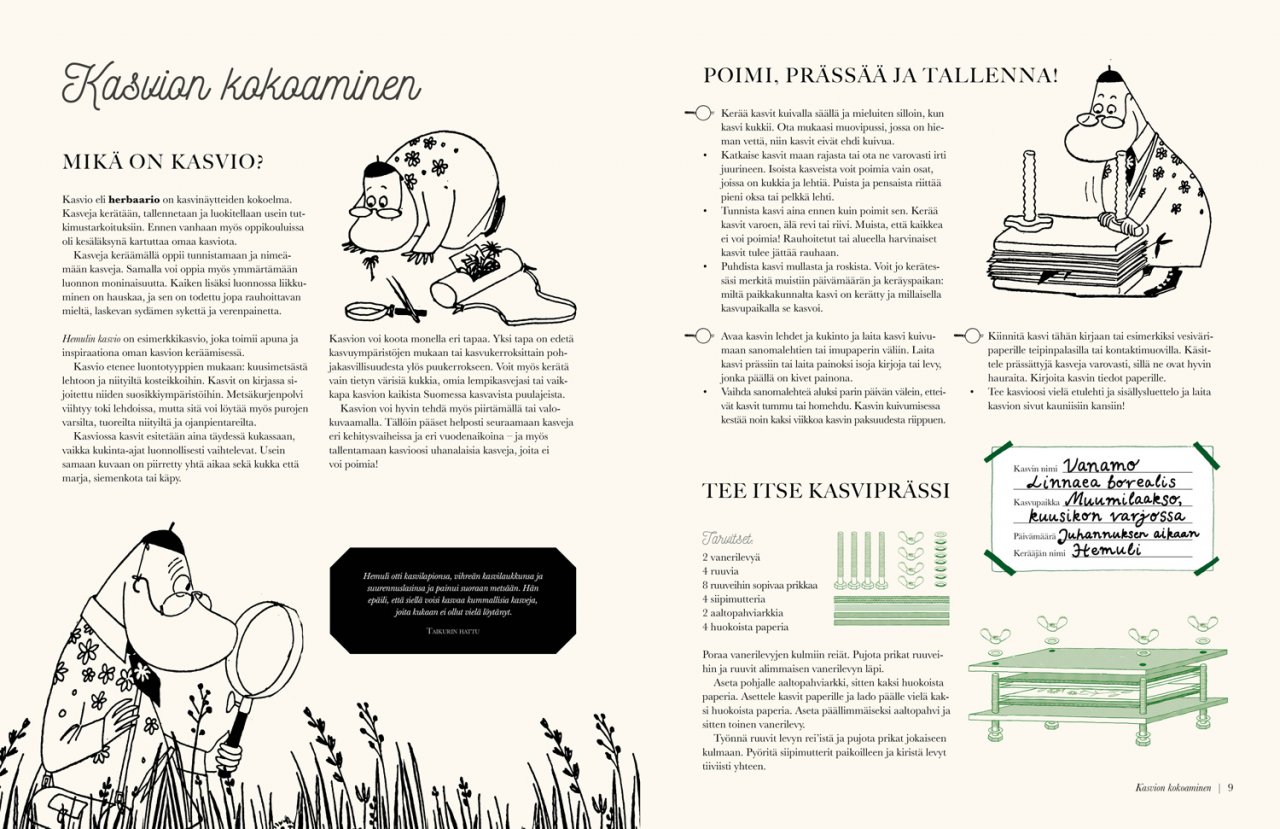 Hemulen's Herbarium is perfect for plant enthusiasts of all ages