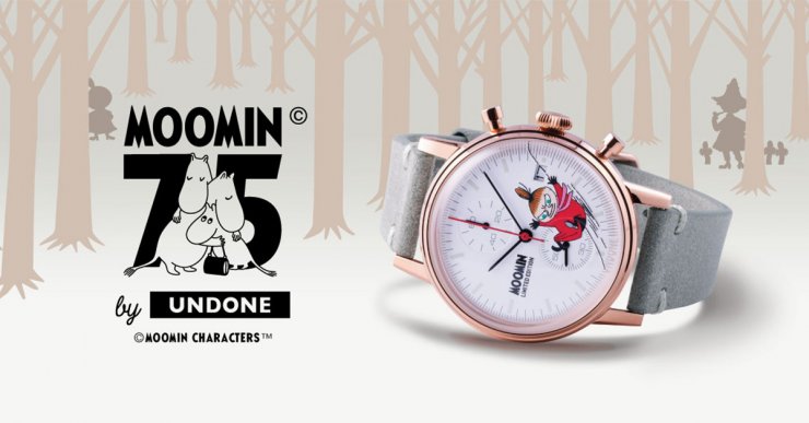 UNDONE launches the first ever fully customizable Moomin watch ...