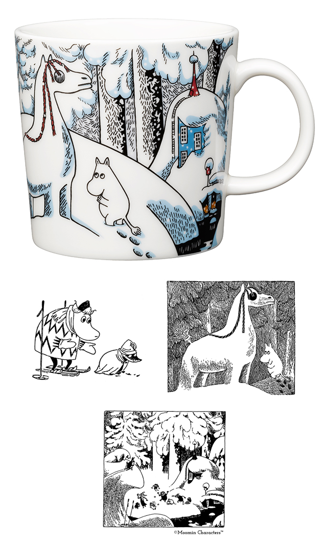 The first Moomin art mug displays Tove Jansson’s art in a new form ...