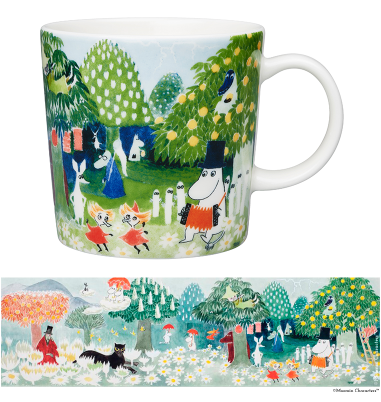 The first Moomin art mug displays Tove Jansson’s art in a new form ...