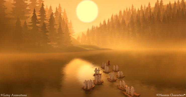 The interiors and exteriors in the new animation series "Moominvalley ...