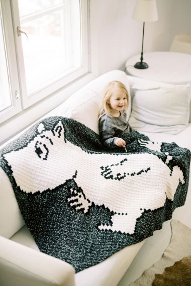 Moomin knitting with Novita - patterns, yarn and knitting books