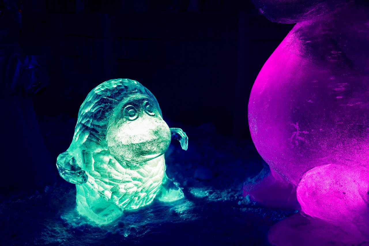 Coming to Finland? You should visit the Moomin ice sculpture exhibition