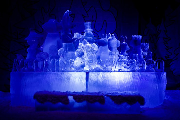 Coming to Finland? You should visit the Moomin ice sculpture exhibition