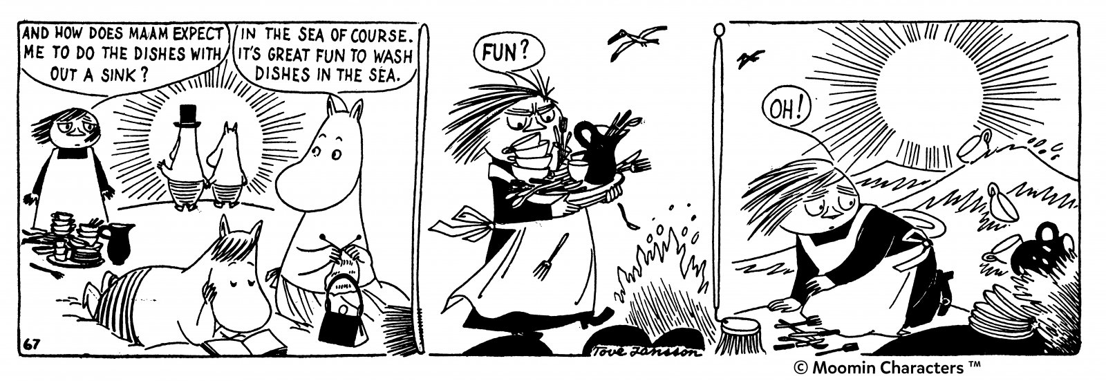 Do it the Moomin way - use ecological cleaning products - Moomin