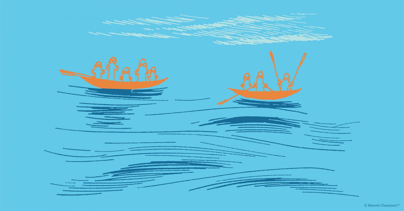 The Hattifatteners, the restless wanderers of Moominvalley