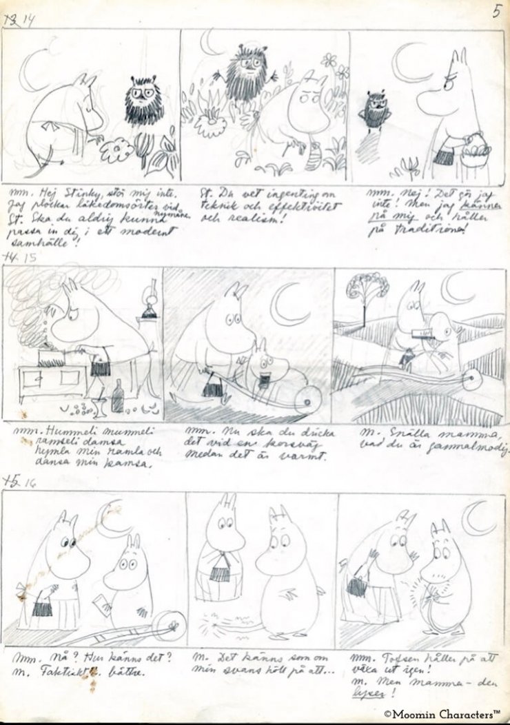 Moomin comics exhibition: discover Moomin comic strips