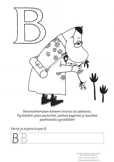 New ABC book celebrates reading and writing with the help of Moomin