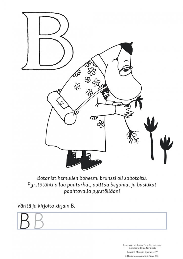 New ABC book celebrates reading and writing with the help of Moomin