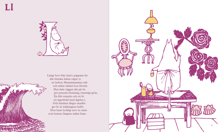 New ABC book celebrates reading and writing with the help of Moomin