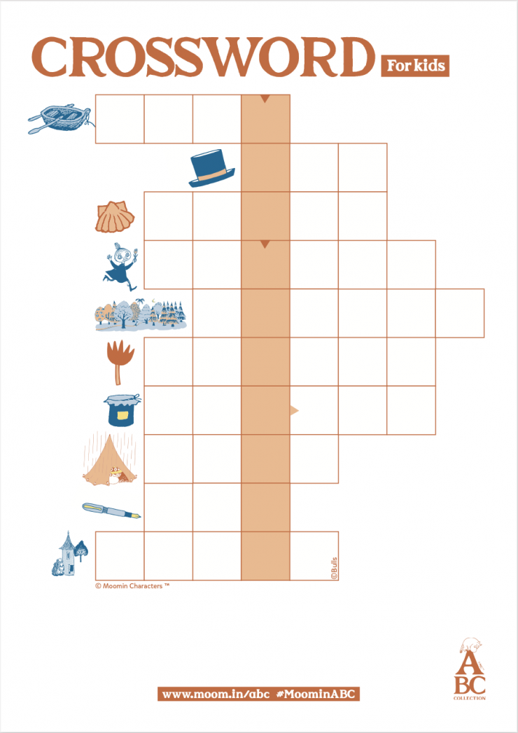Free printable #MoominABC activity pages for Moomin fans of any age