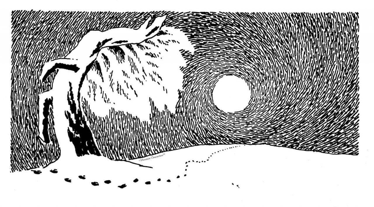 Winter Moomin mug 2021: Moomintroll encounters the wonders of winter