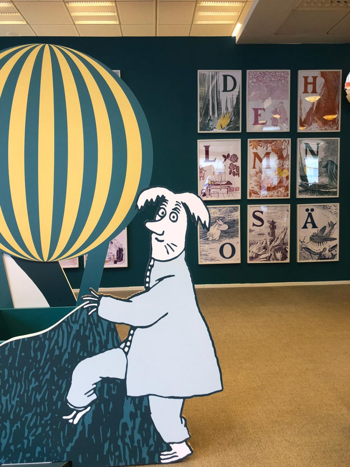 The Moomin ABC Exhibition invites children to learn about emotions