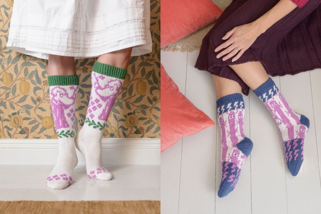 Moomin knitting with Novita - patterns, yarn and knitting books
