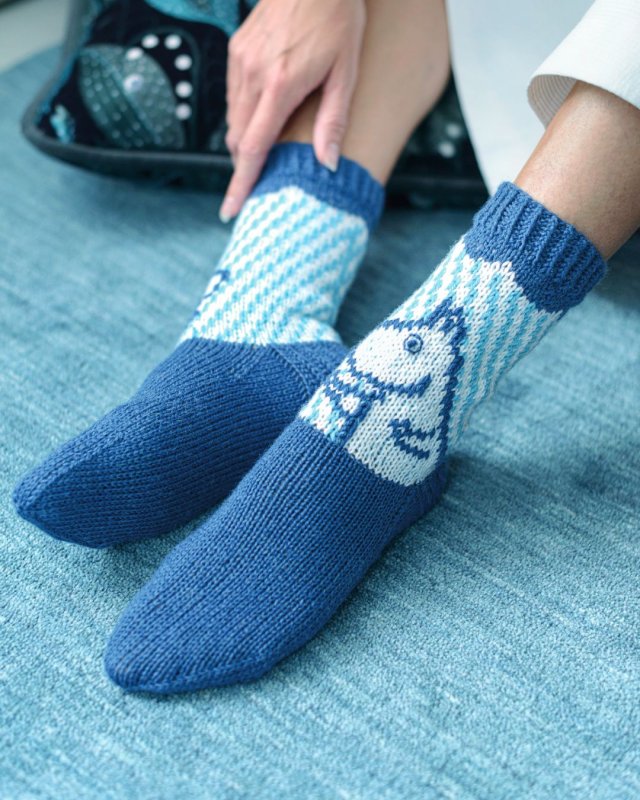 Moomin knitting with Novita - patterns, yarn and knitting books
