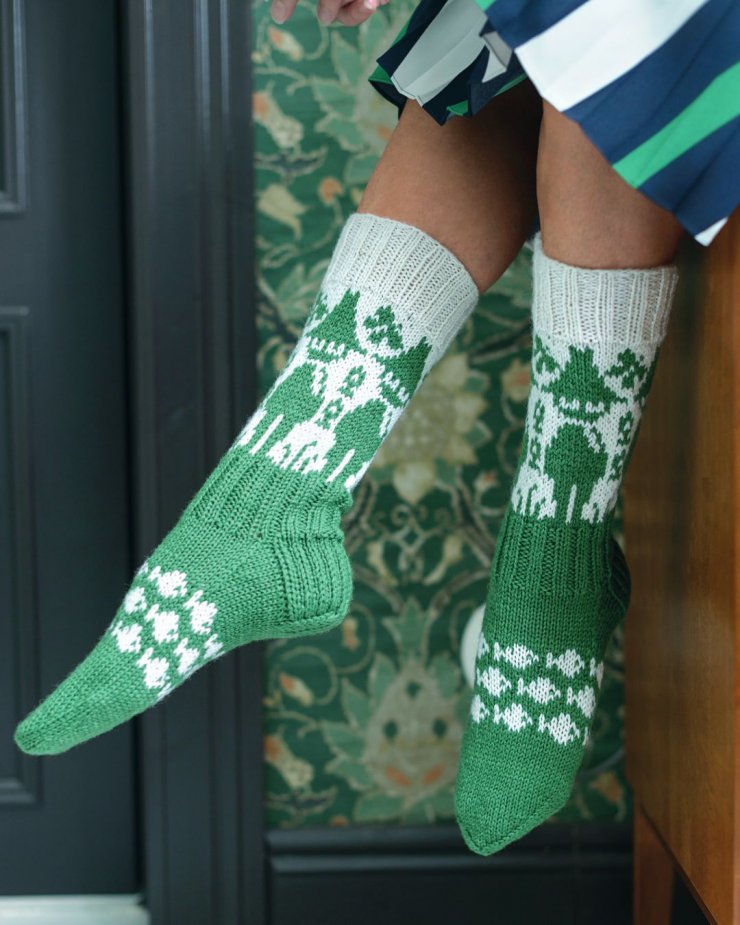 Moomin knitting with Novita - patterns, yarn and knitting books