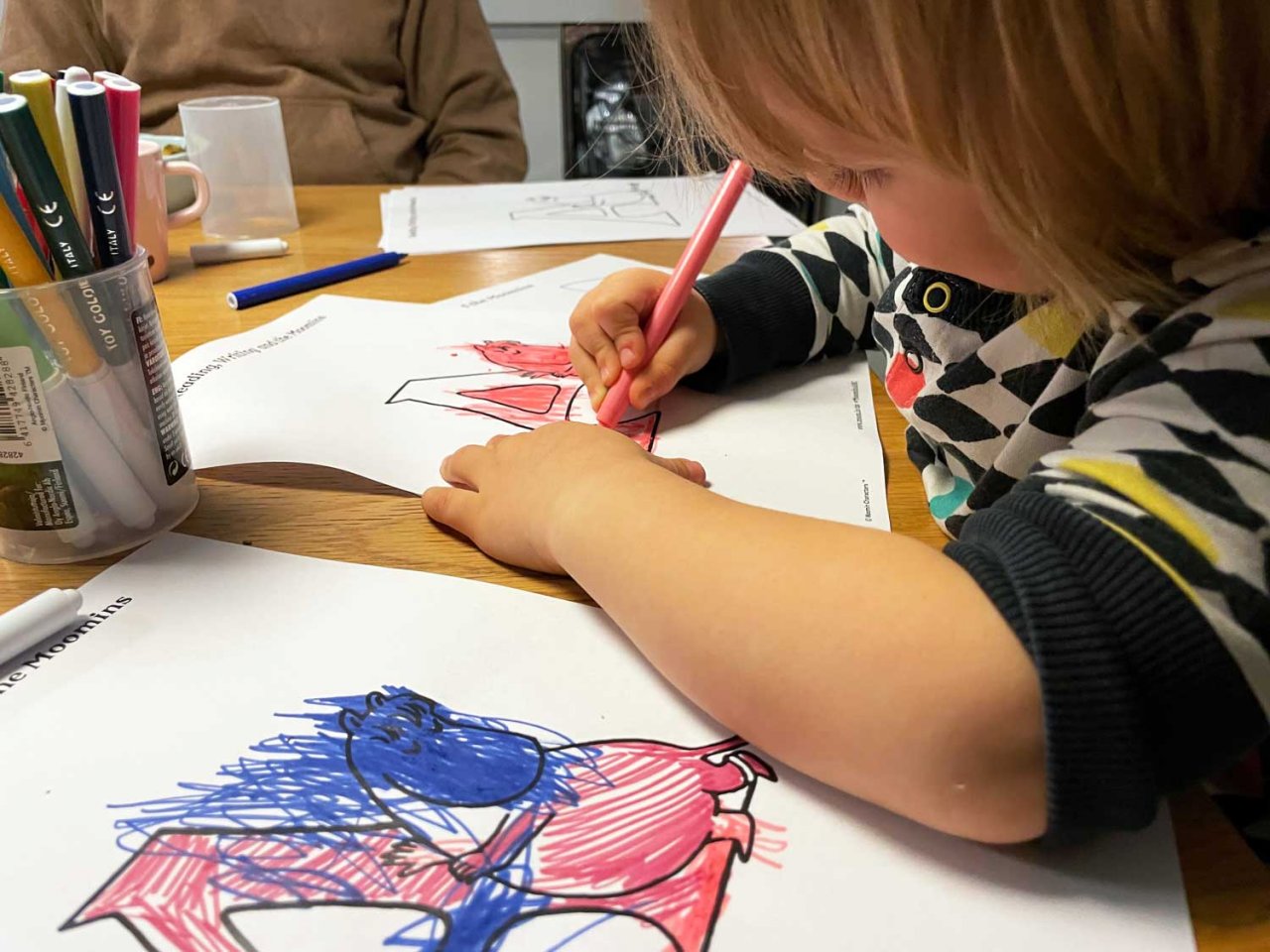 Free Moomin ABC colouring pages are here to delight