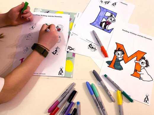 Free printable #MoominABC activity pages for Moomin fans of any age