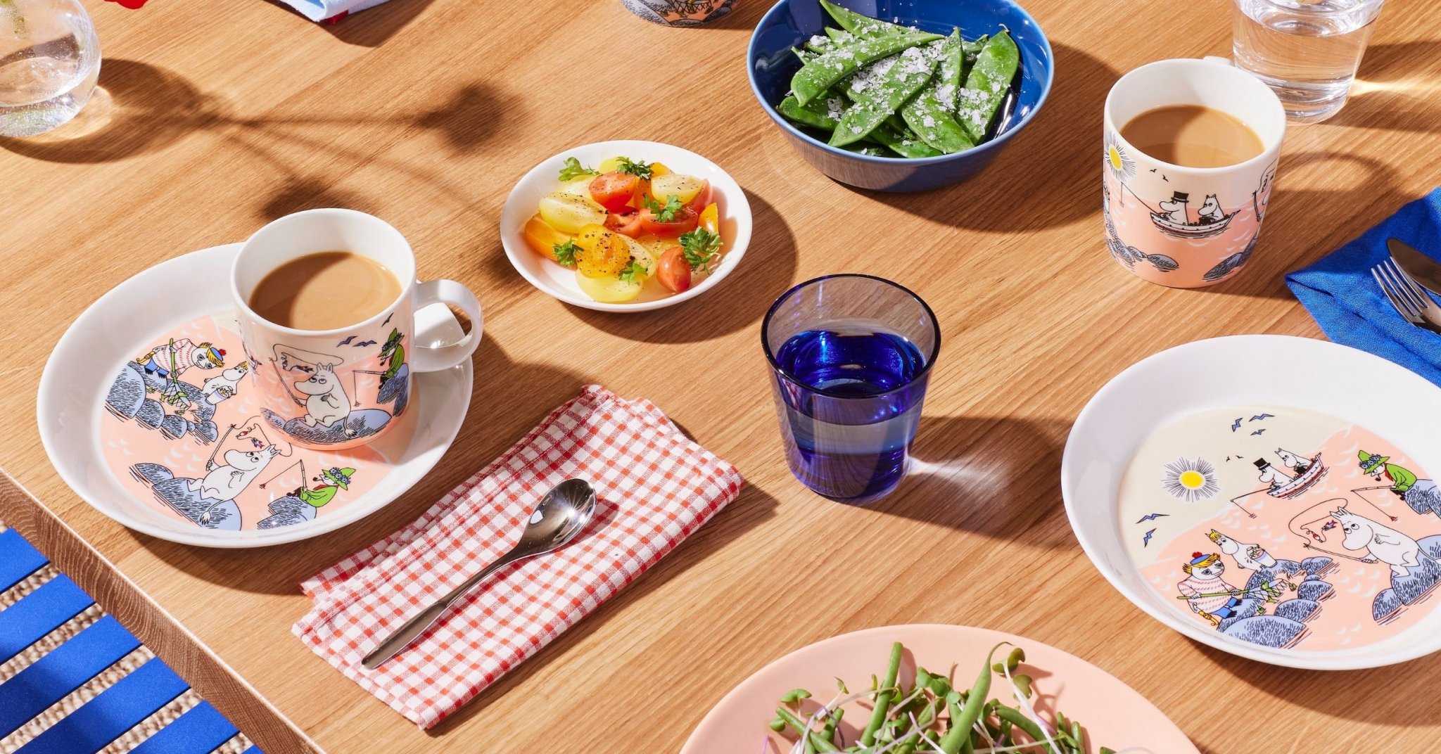 Moomins enjoy fishing in Arabia’s new seasonal Moomin mug and plate