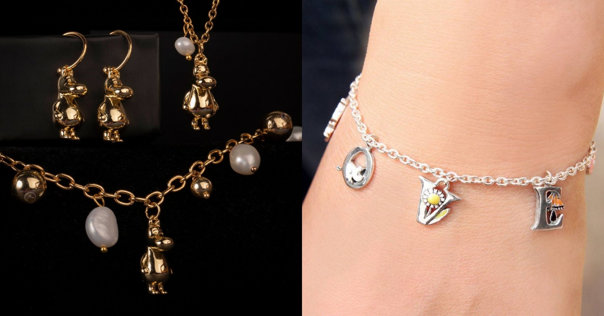Add some sparkle to your day with beautiful Moomin jewellery