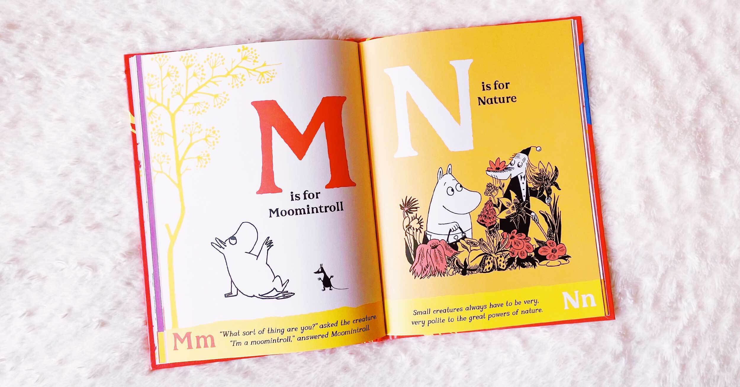 The new Moomin ABC book is the perfect present for a small Moomin fan