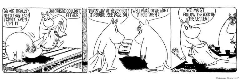 What books do the Moomins read? Poetry, crime, adventure and more