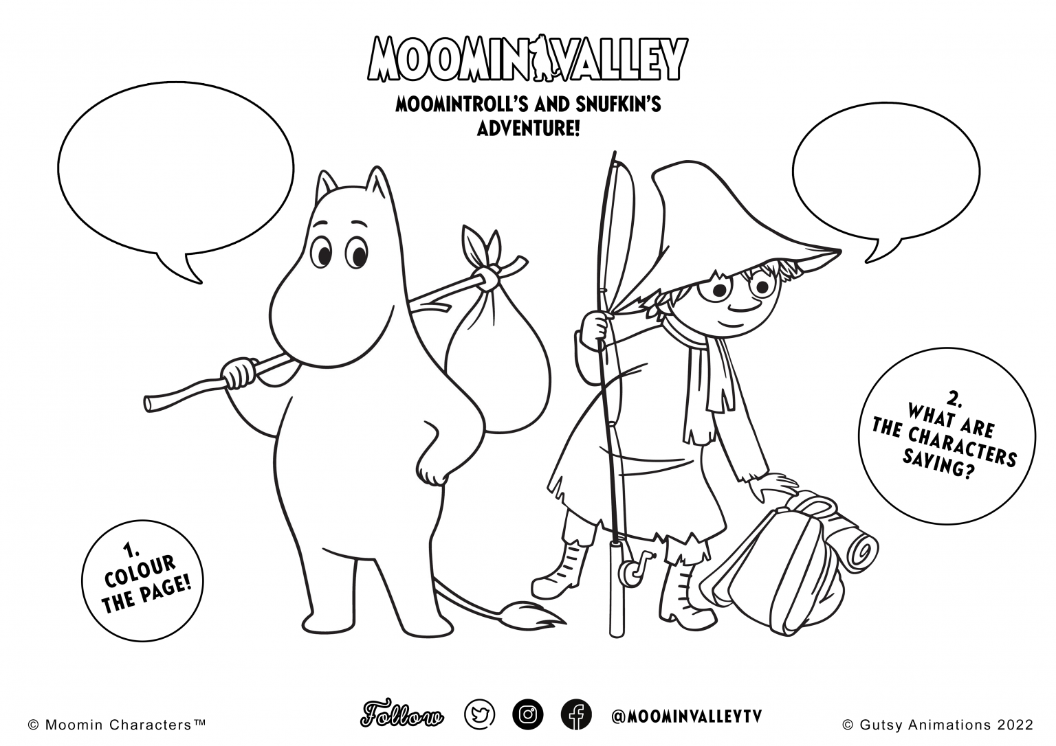 New Moominvalley activity pages are here! Download for free